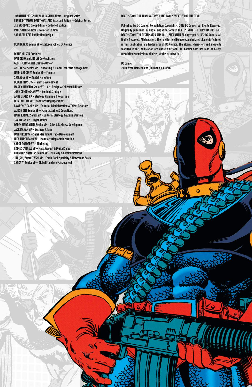 Deathstroke: The Terminator Vol. 2: Sympathy For The Devil