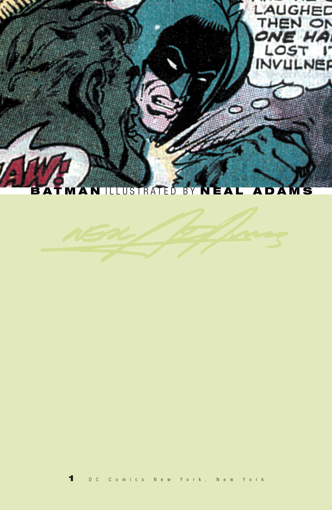 Batman: Illustrated by Neal Adams Vol. 1