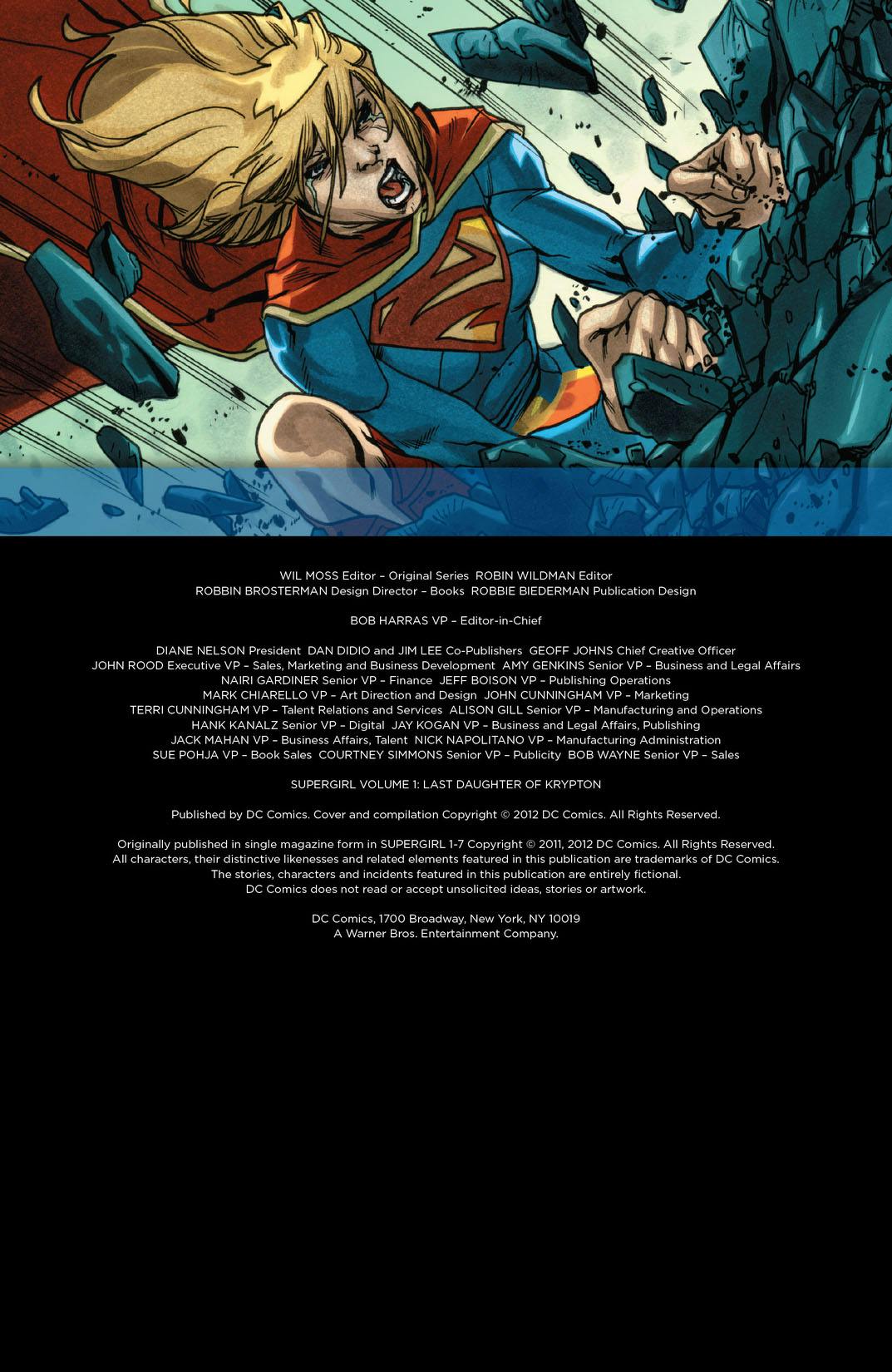 Supergirl Vol 1 Last Daughter Of Krypton