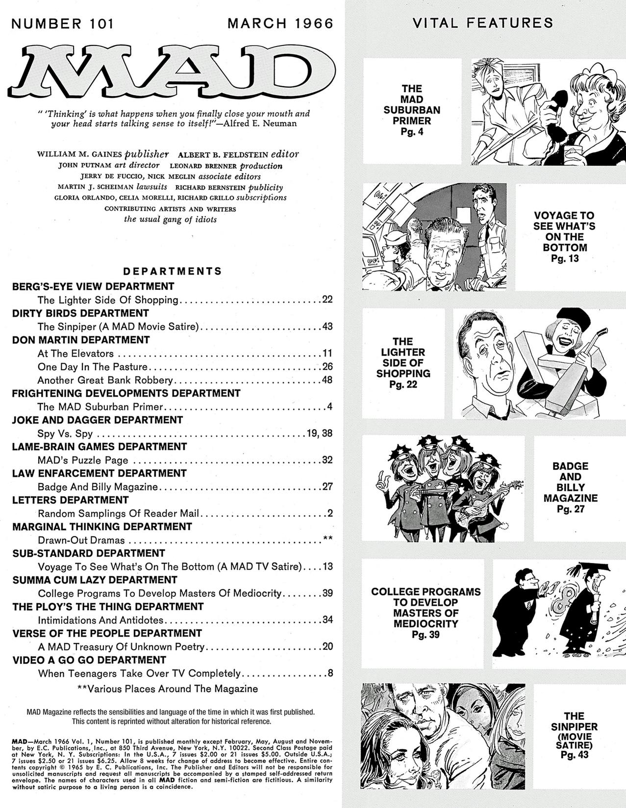 Mad Magazine #101