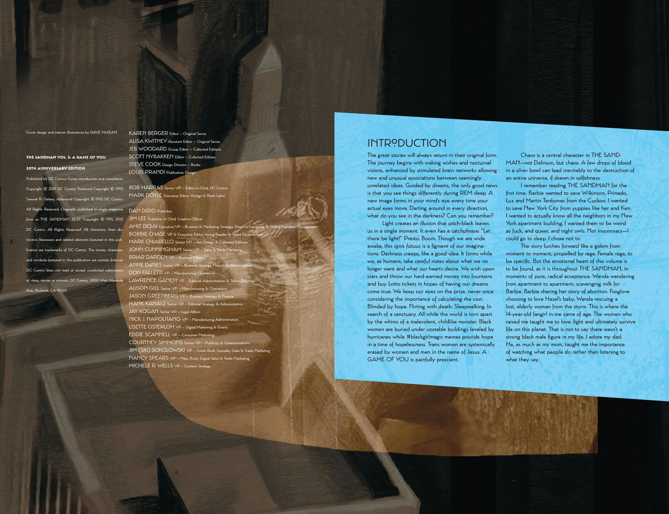 Sandman Vol. 5: A Game of You 30th Anniversary New Edition