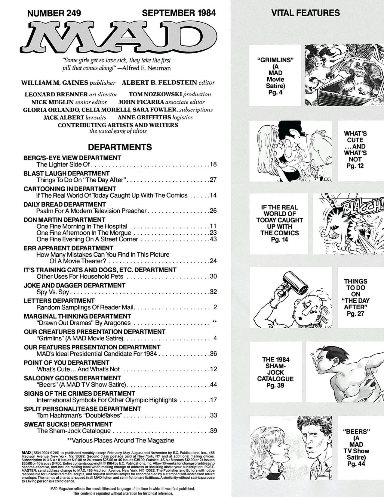 Mad Magazine #249