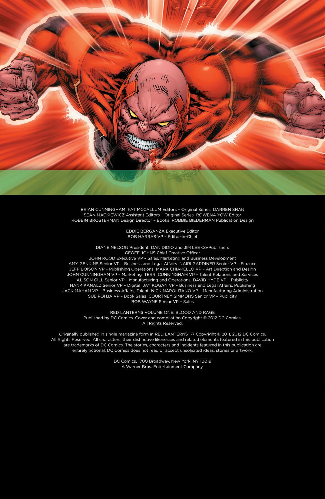 Red Lanterns Vol. 1: Blood and Rage