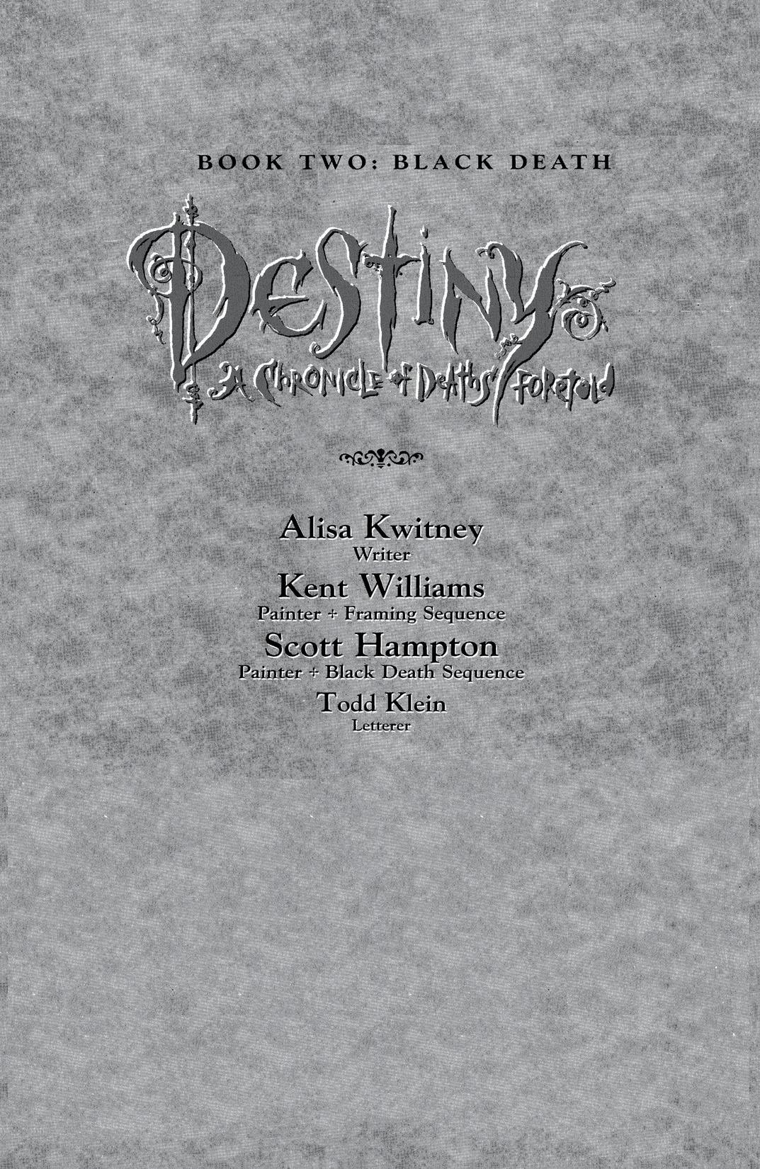 Destiny: A Chronicle of Deaths Foretold #2