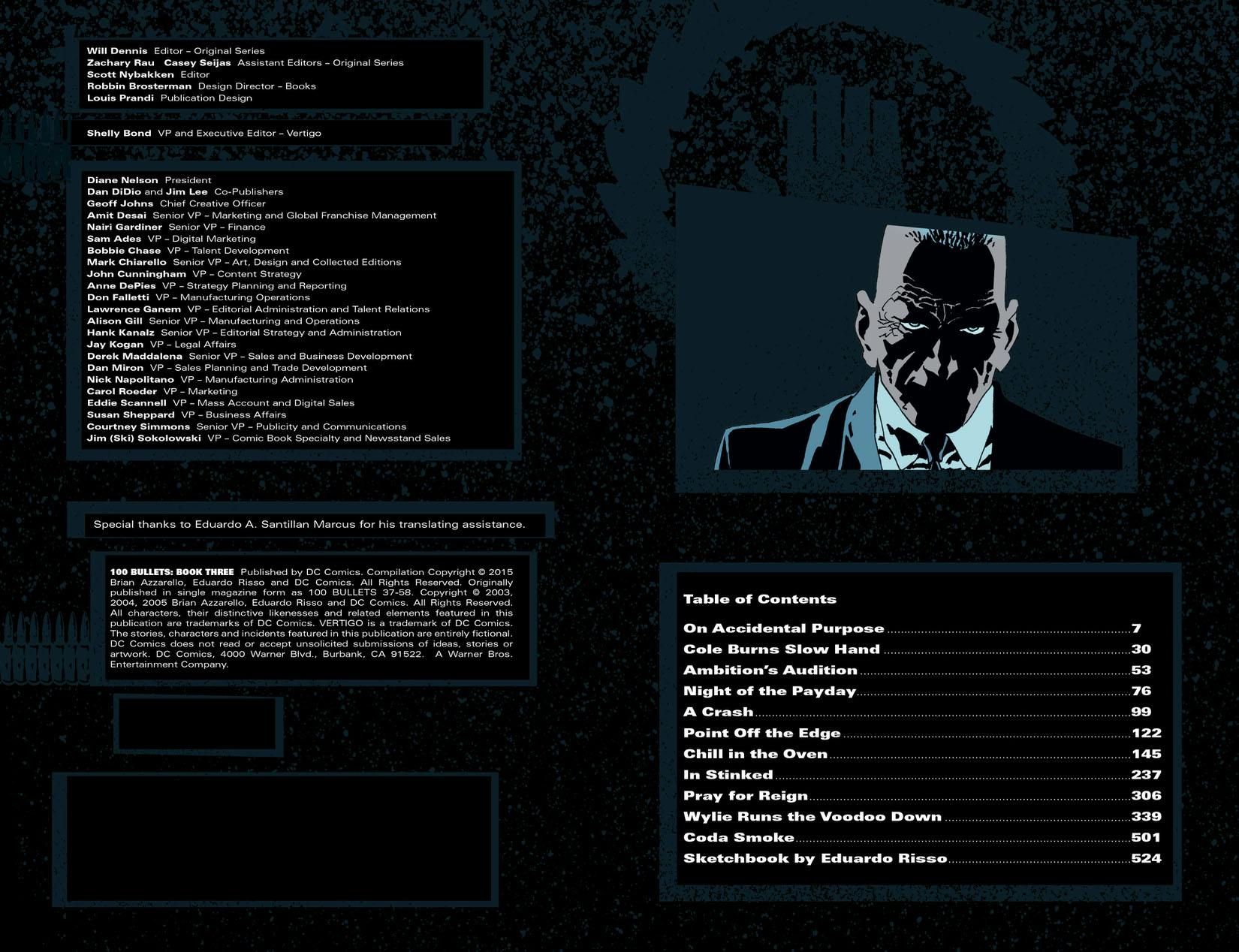 100 Bullets Book Three