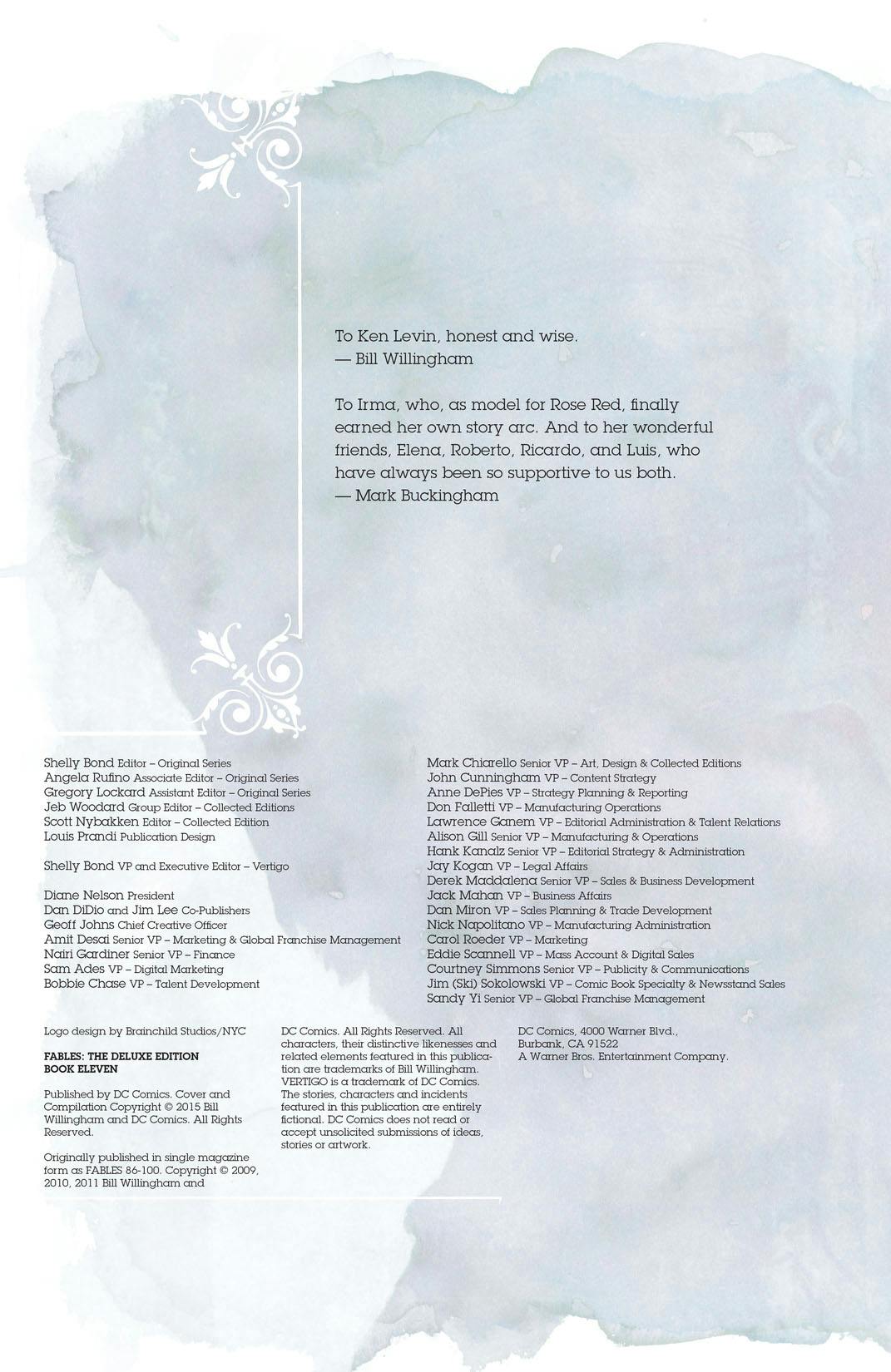 Fables: The Deluxe Edition Book Eleven