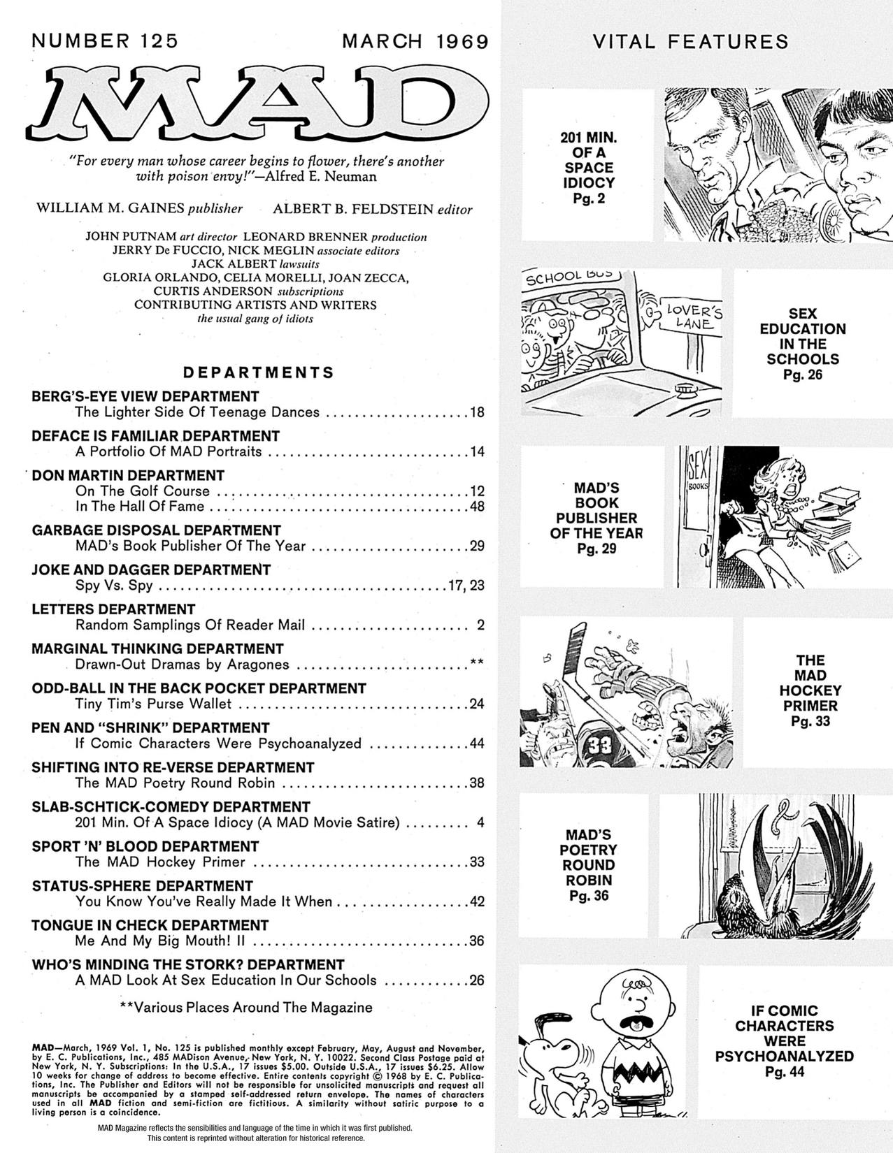 Mad Magazine #125