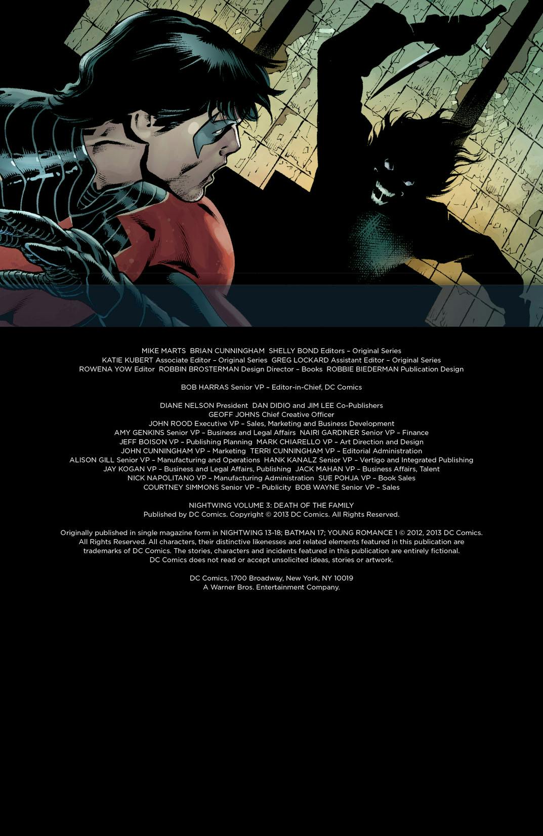 Nightwing Vol. 3: Death of the Family