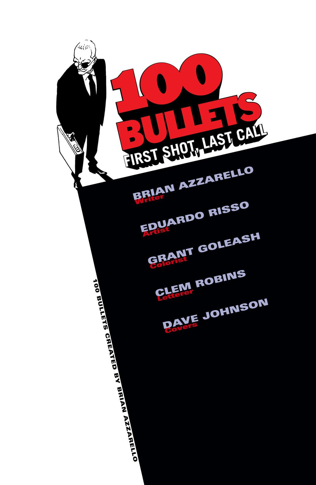 100 Bullets Vol. 1: First Shot, Last Call