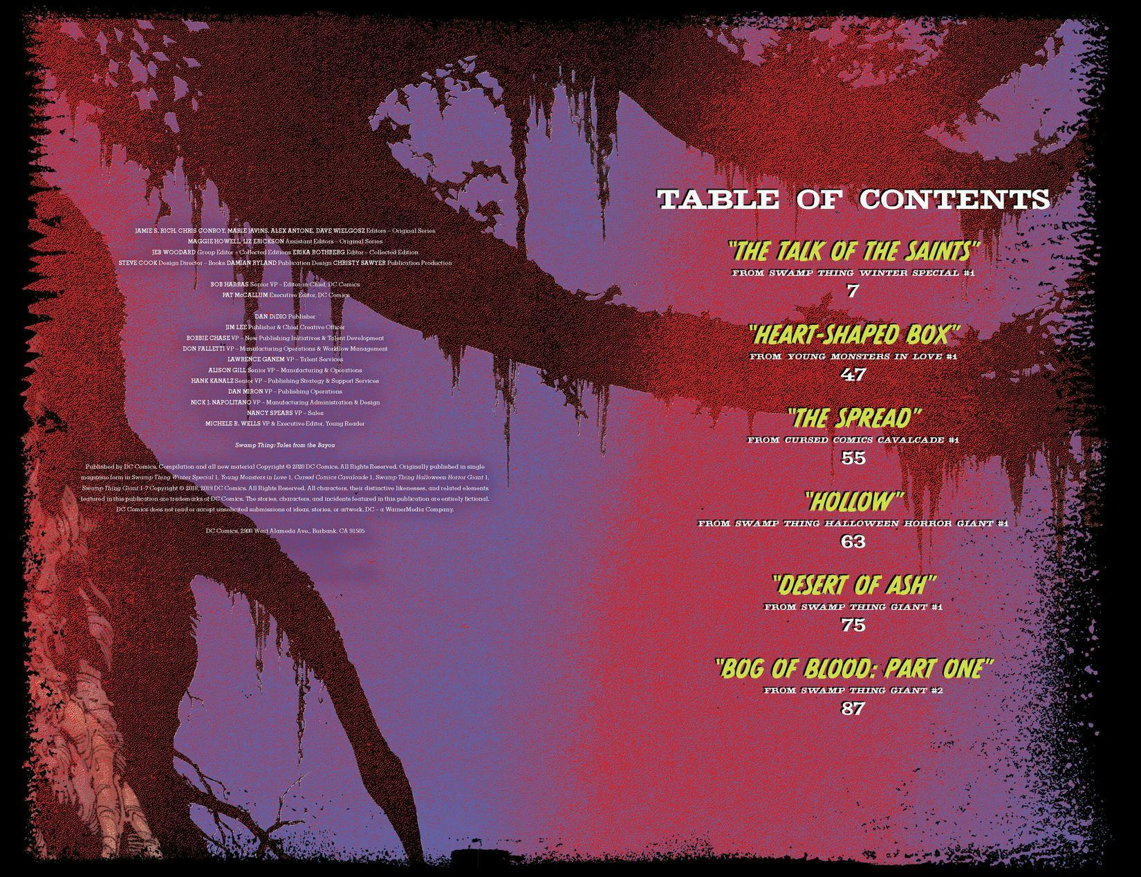 Swamp Thing: Tales From The Bayou