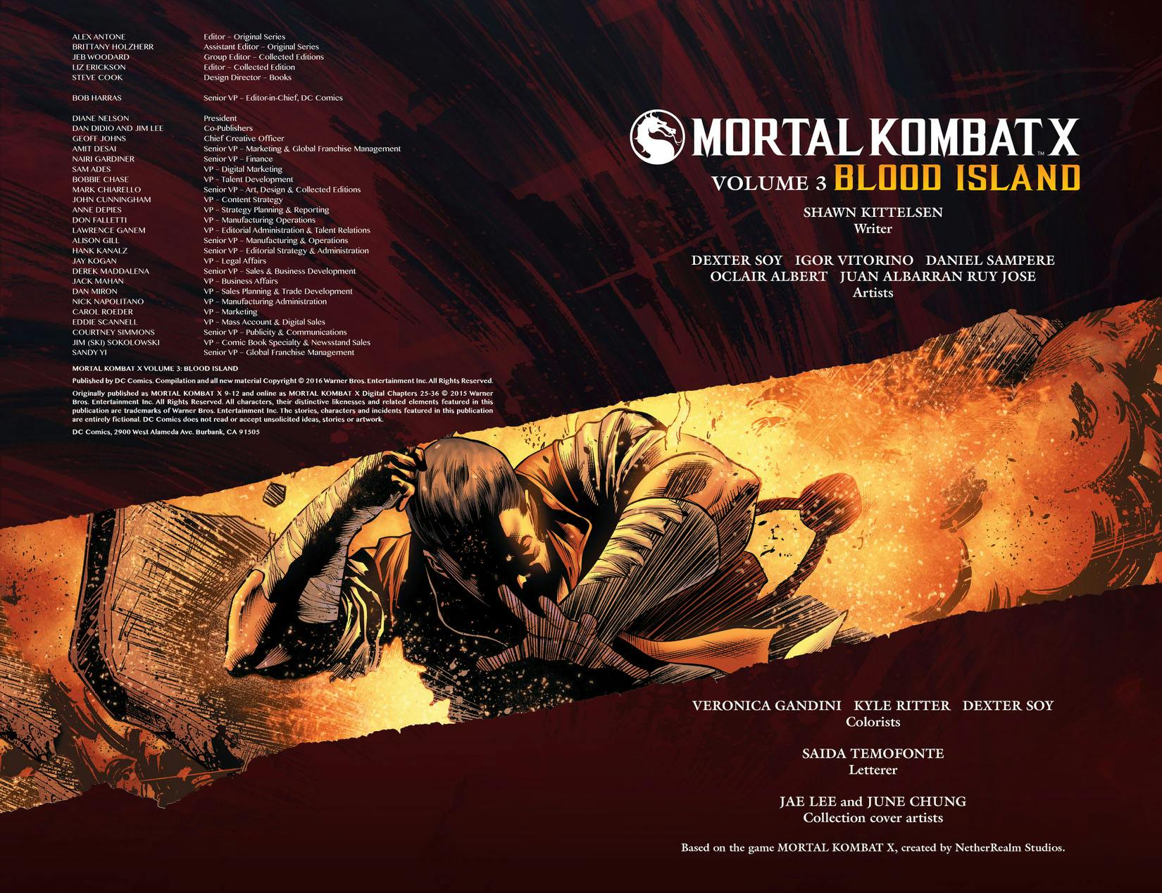 Mortal Kombat X Vol. 3: Blood Island