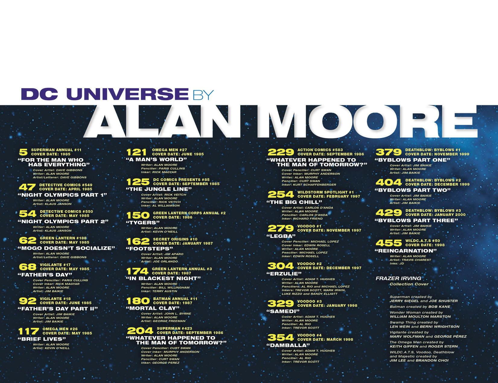 DC Universe by Alan Moore