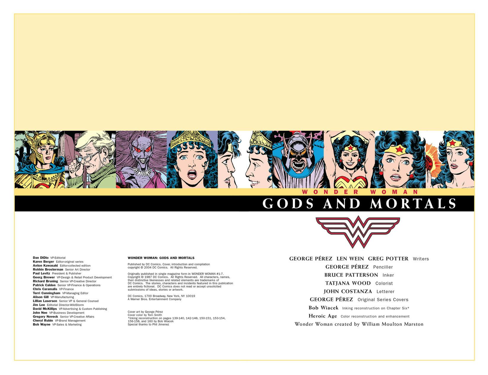 Wonder Woman: God And Mortals