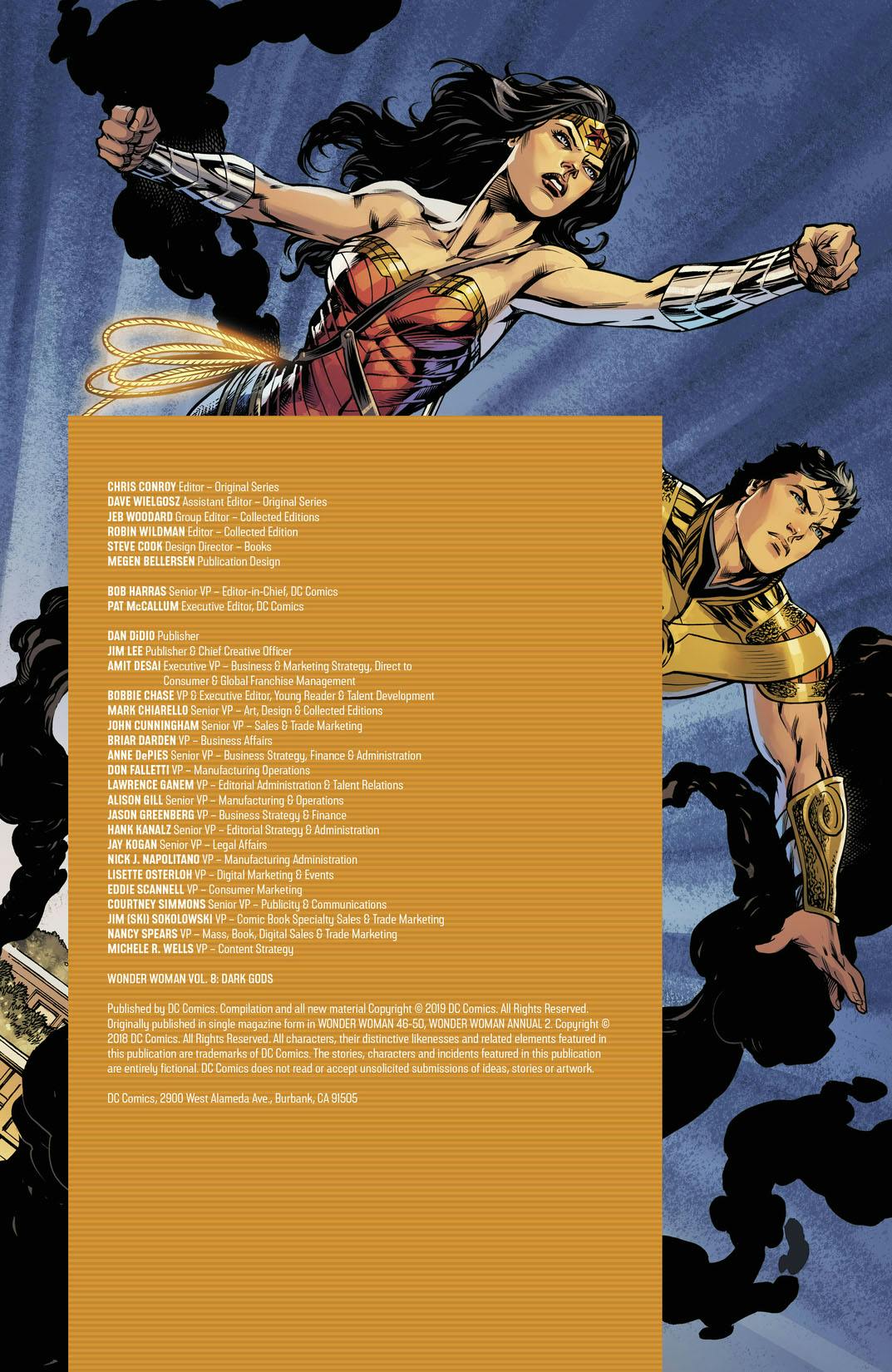 Wonder Woman Vol. 8: The Dark Gods