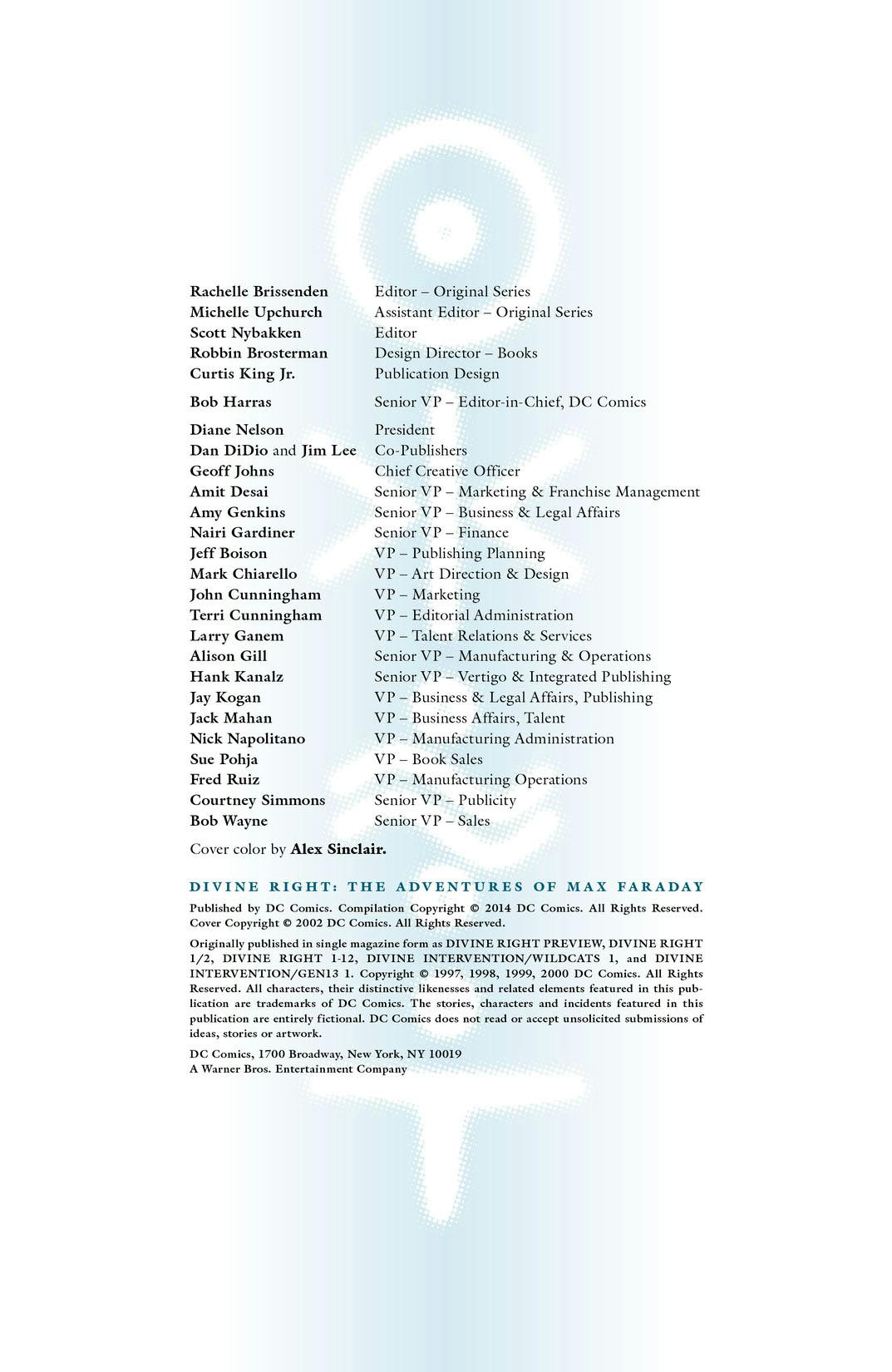 Divine Right: The Adventures of Max Faraday