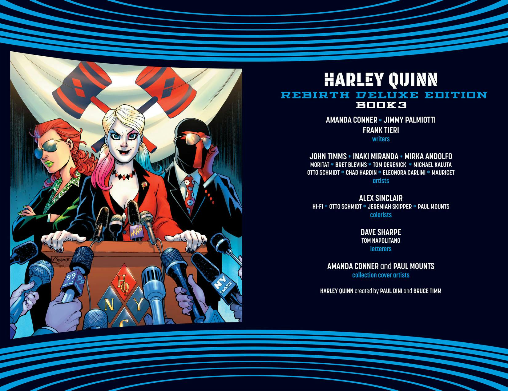 Harley Quinn: The Rebirth Deluxe Edition Book 3