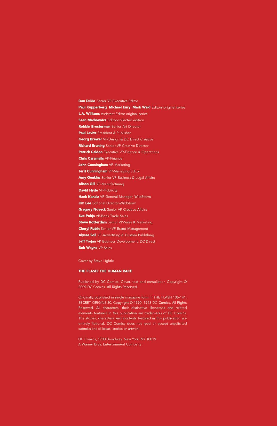 The Flash: The Human Race