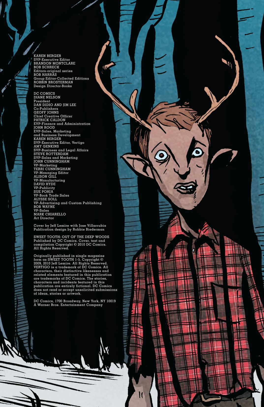 Sweet Tooth Vol. 1: Out of the Deep Woods