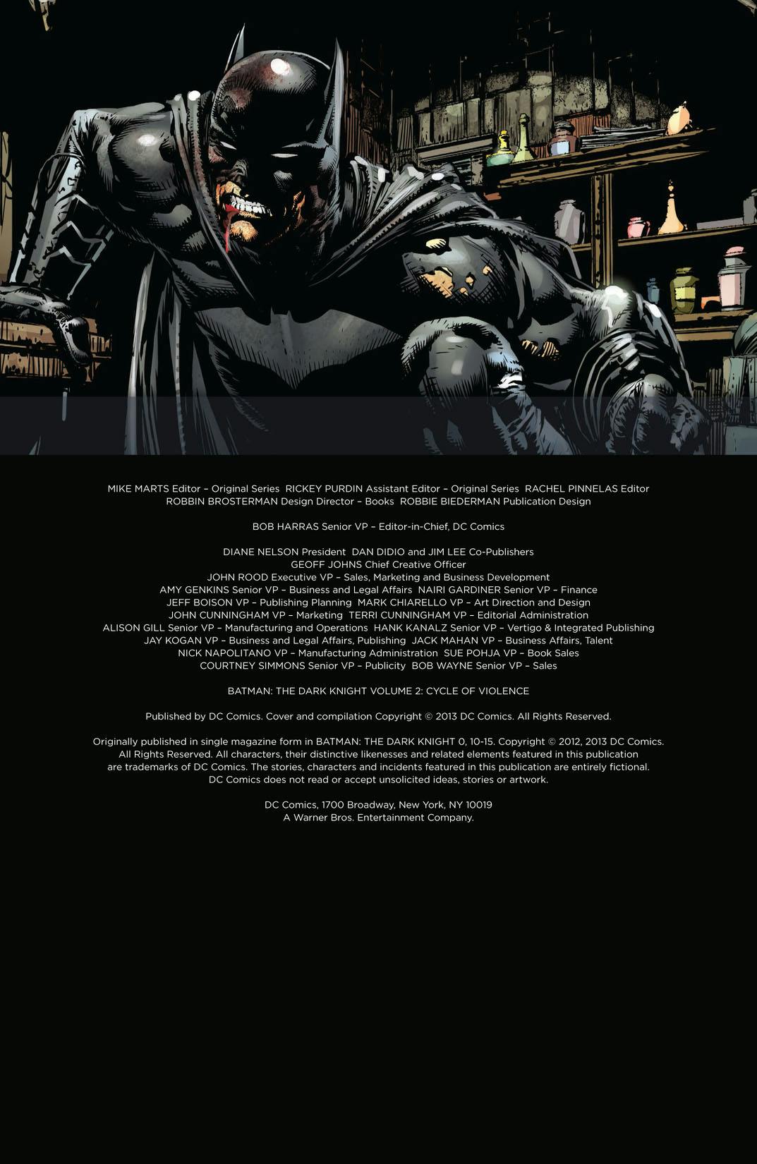 Batman: The Dark Knight Vol. 2: Cycle of Violence