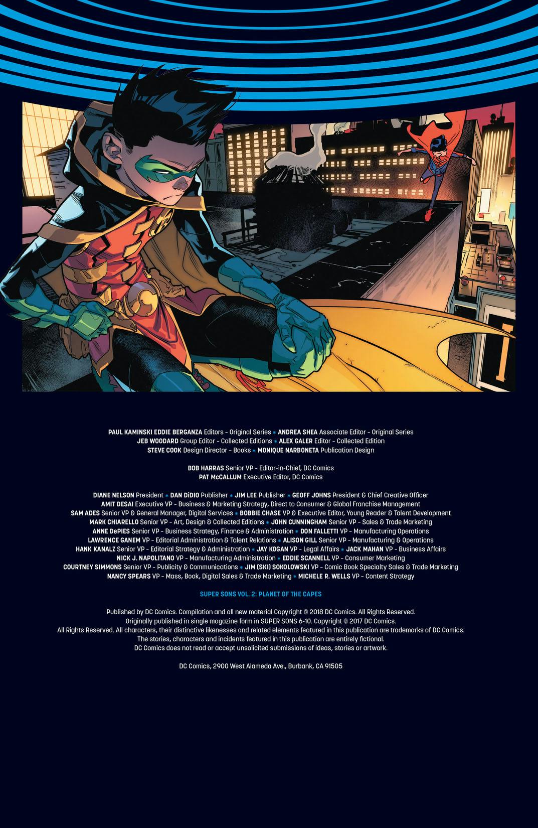 Super Sons Vol 2 Planet Of The Capes Rebirth