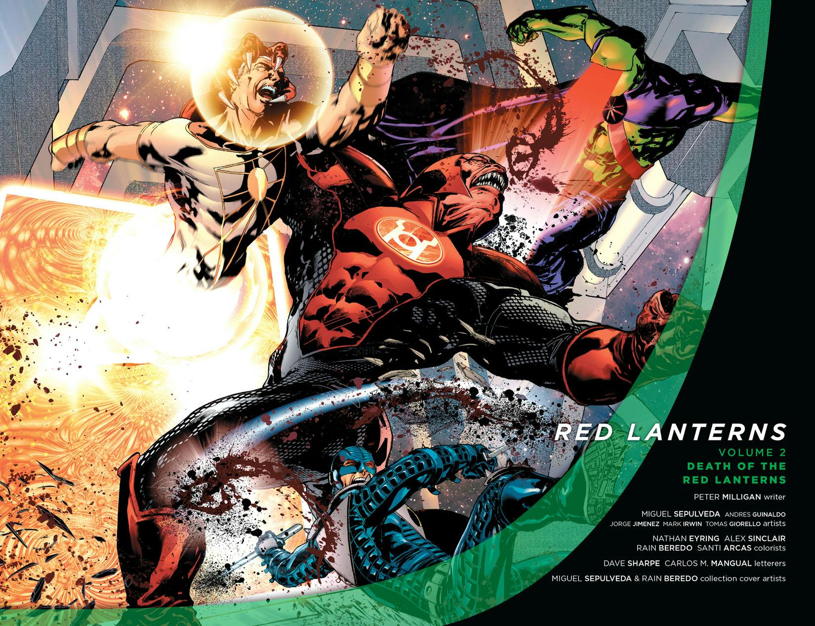Red Lanterns Vol 2 The Death Of The Red Lanterns