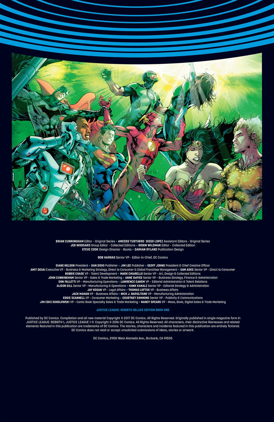 Justice League: The Rebirth Deluxe Edition Book 1 (Rebirth)
