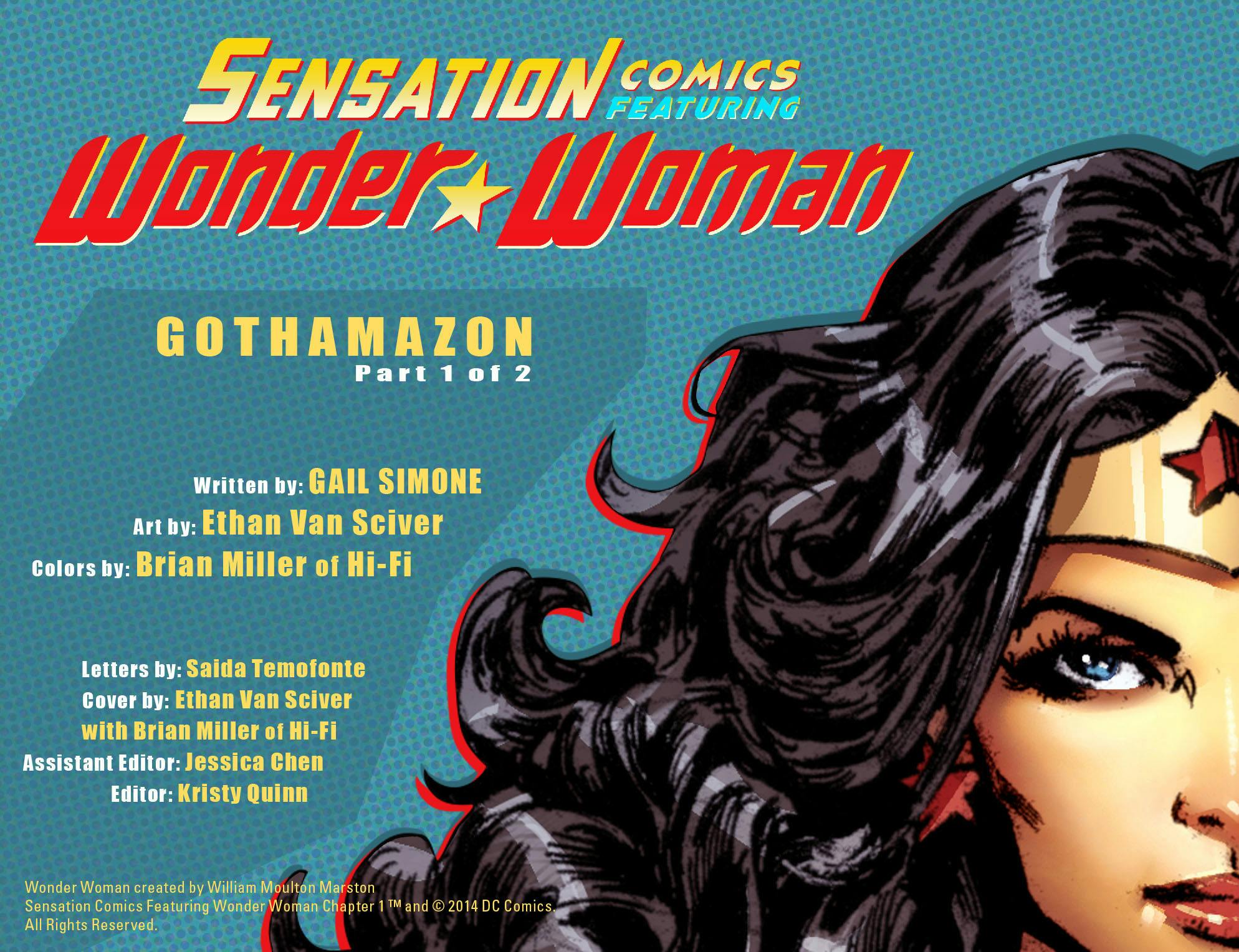 Sensation Comics Featuring Wonder Woman 1