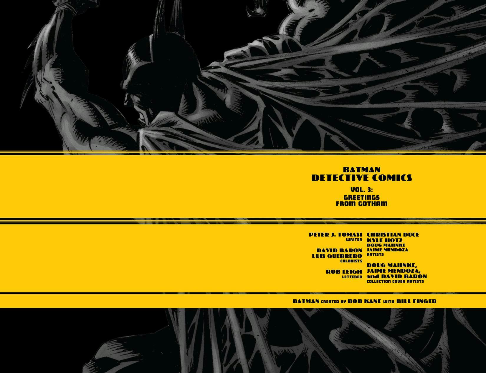 Batman - Detective Comics Vol. 3: Greetings from Gotham Batman - Detective Comics Vol. 3: Greetings from Gotham