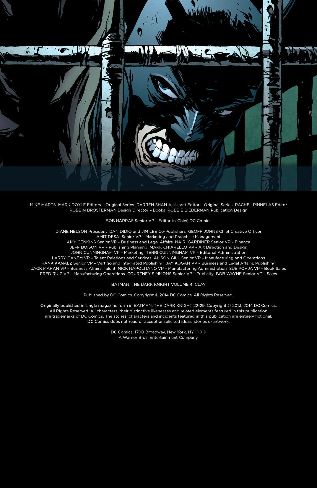 Batman - The Dark Knight Vol. 4: Clay
