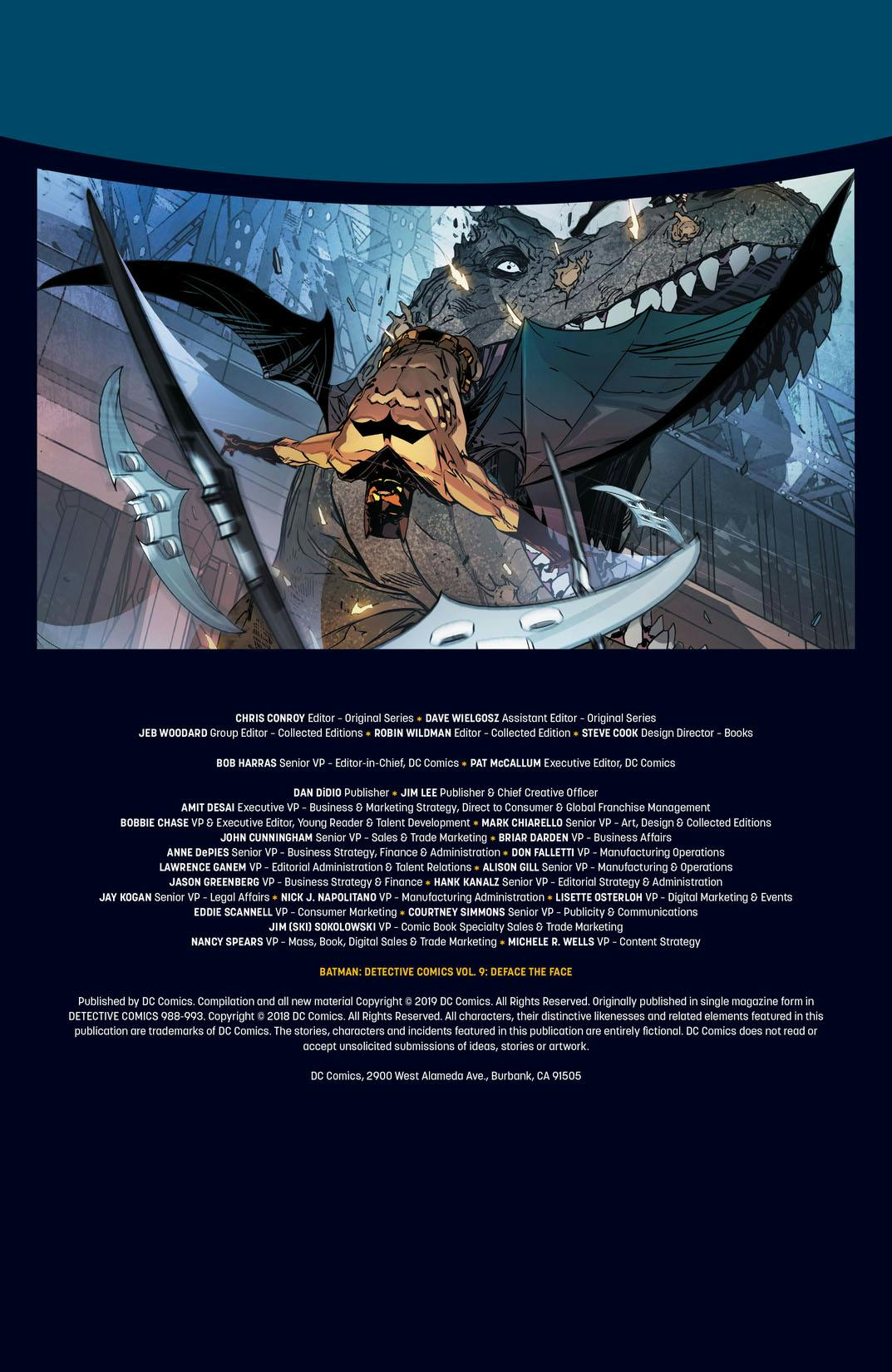 Batman - Detective Comics Vol. 9: Deface the Face