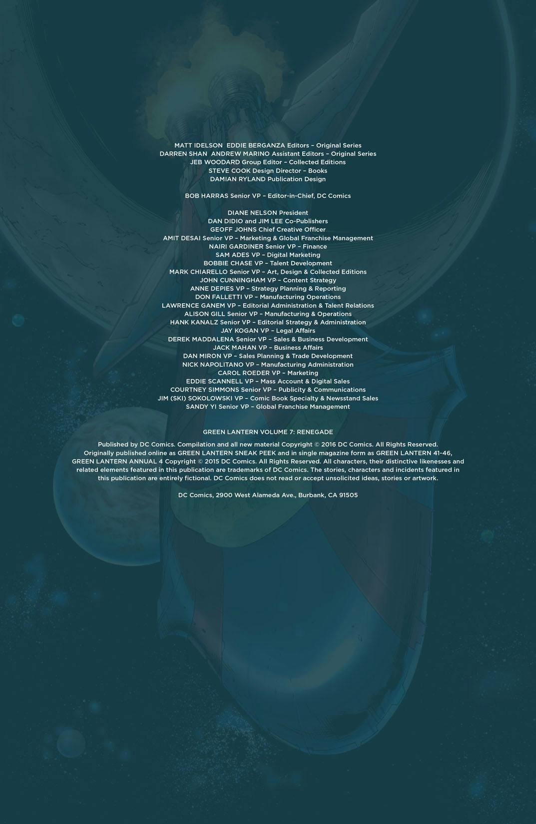 Green Lantern Vol. 7: Renegade